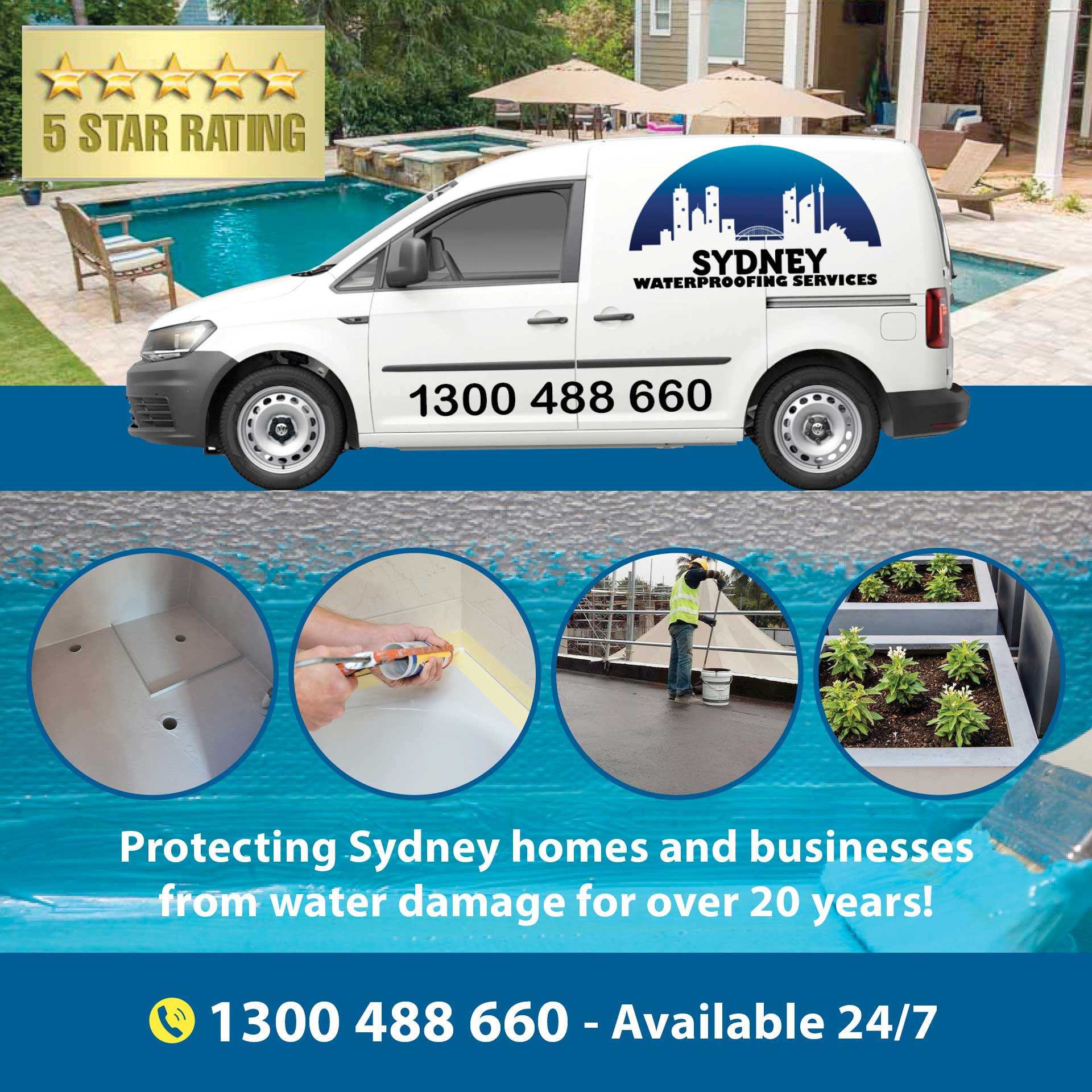 Home and Commercial Waterproofing | Sydney Waterproofing Services